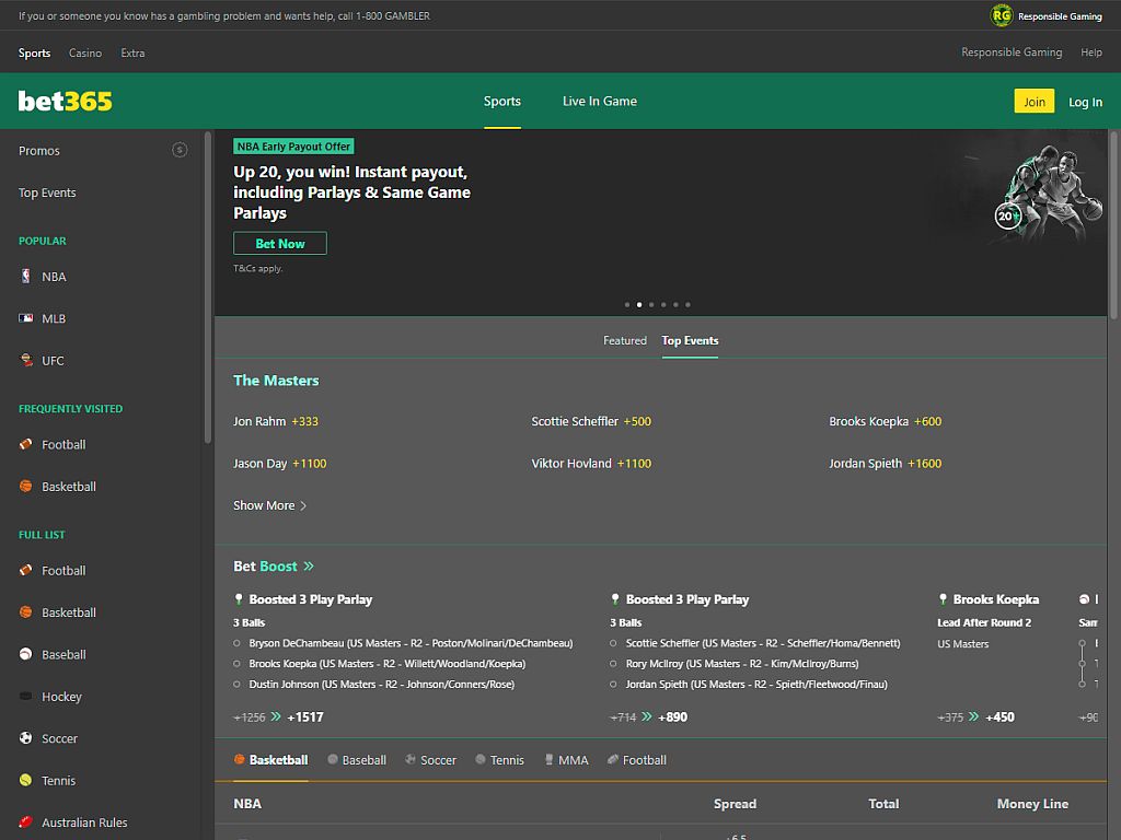 Bet365 Sportsbook Review (2023) - Pros & Cons