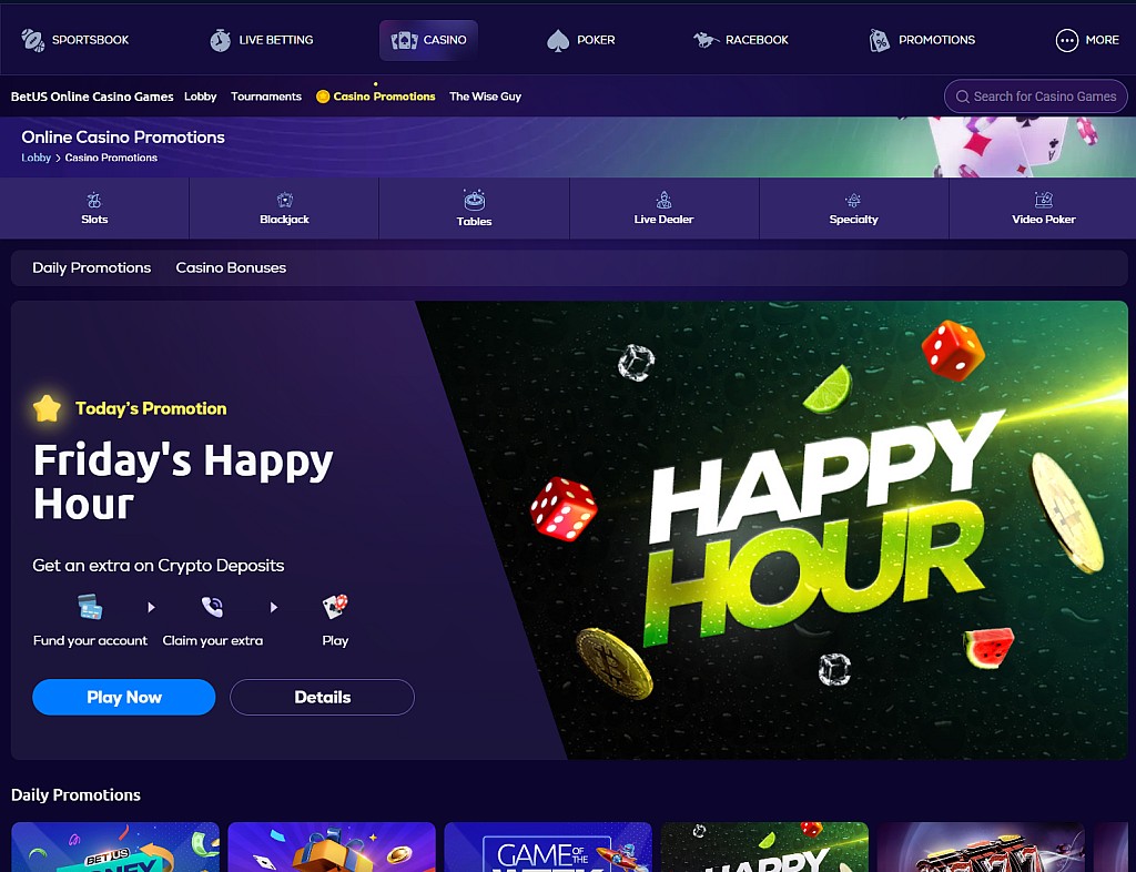 ᐉ BetUS Review and Ratings | Promo Codes, Mobile App, Account Login